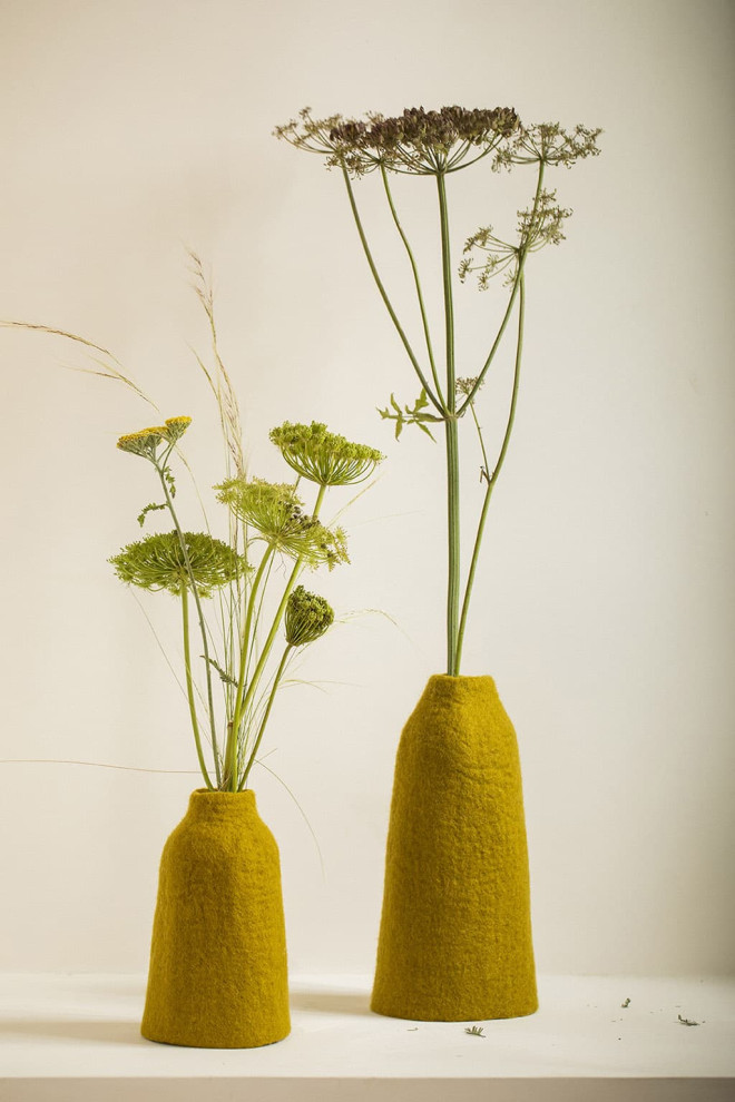 Felt vase covers