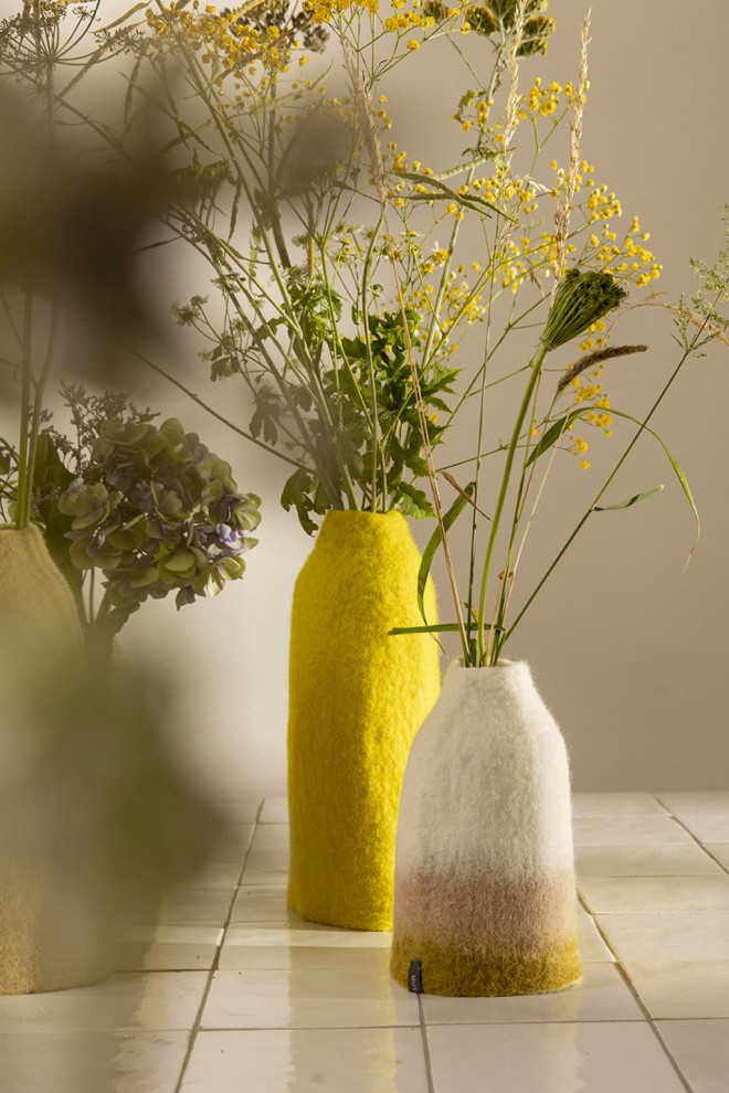 Felt vase covers