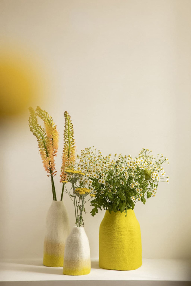 Felt vase covers