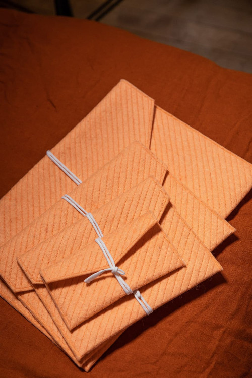 Abat-jour en feutre perforé Tipi W - MUSKHANE