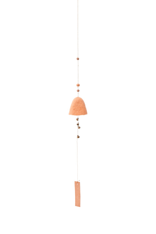 Handmade felt windbell hanging for the home - MUSKHANE