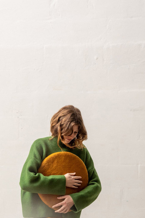 Coussin Chakati en feutre