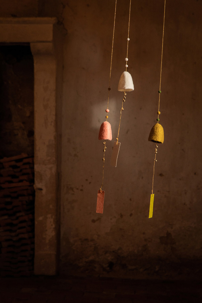 Hangings and felt decorative garlands for children's rooms